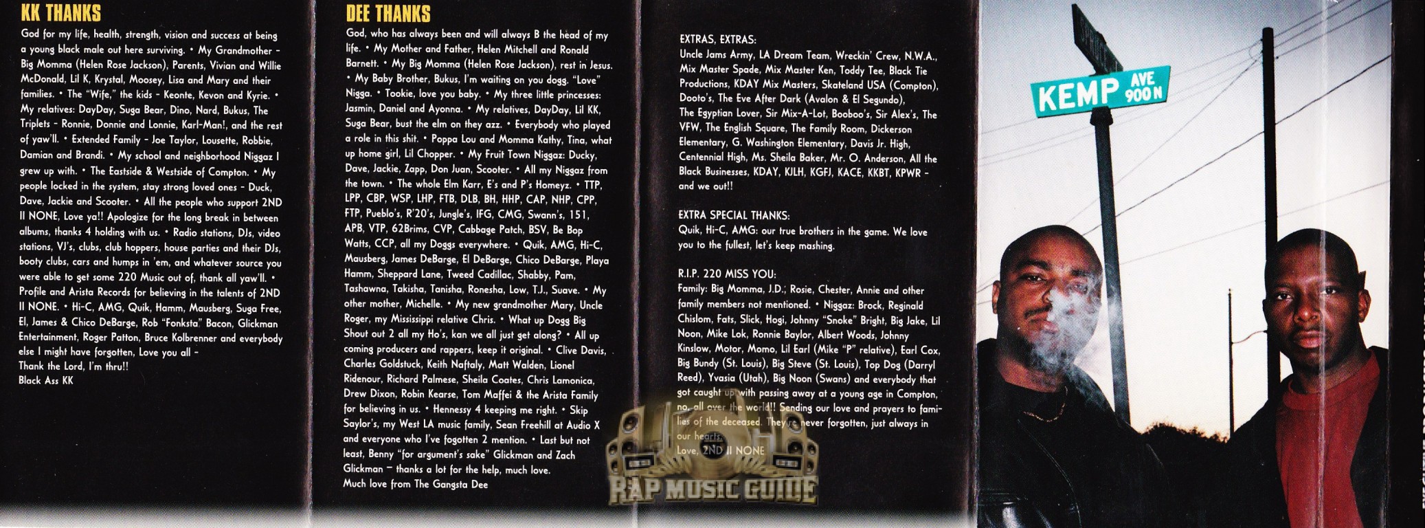 2nd II None - Classic 220: Cassette Tape | Rap Music Guide